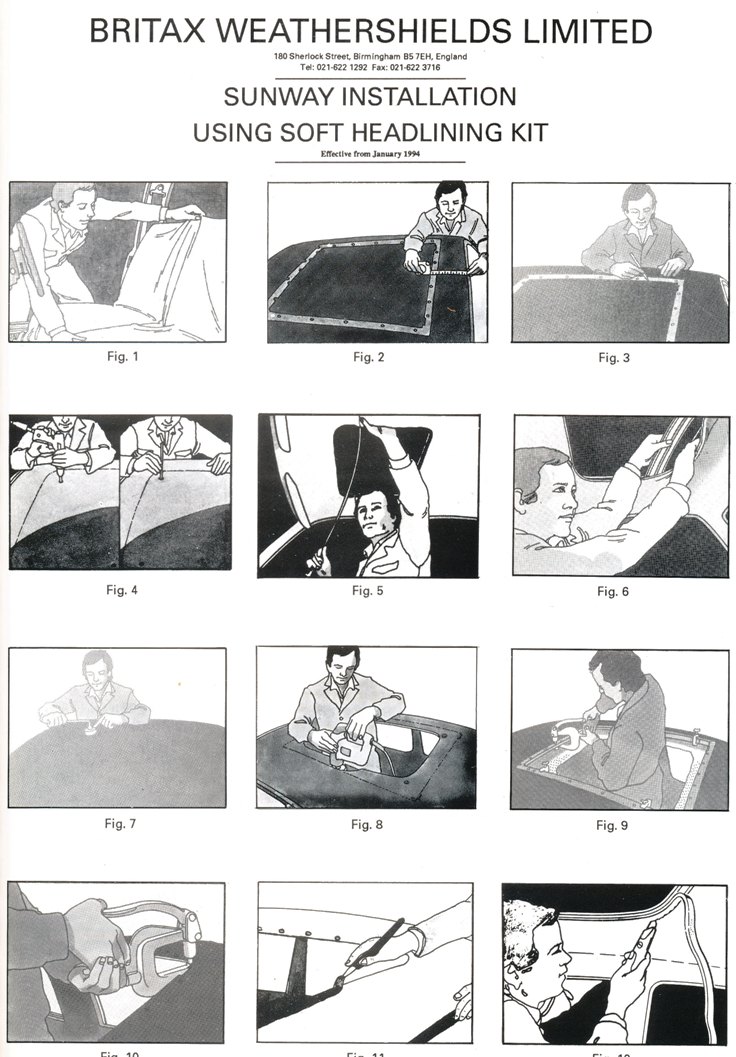 Page 3 Britax Sunway Weathershild Mk2 Installation Manual